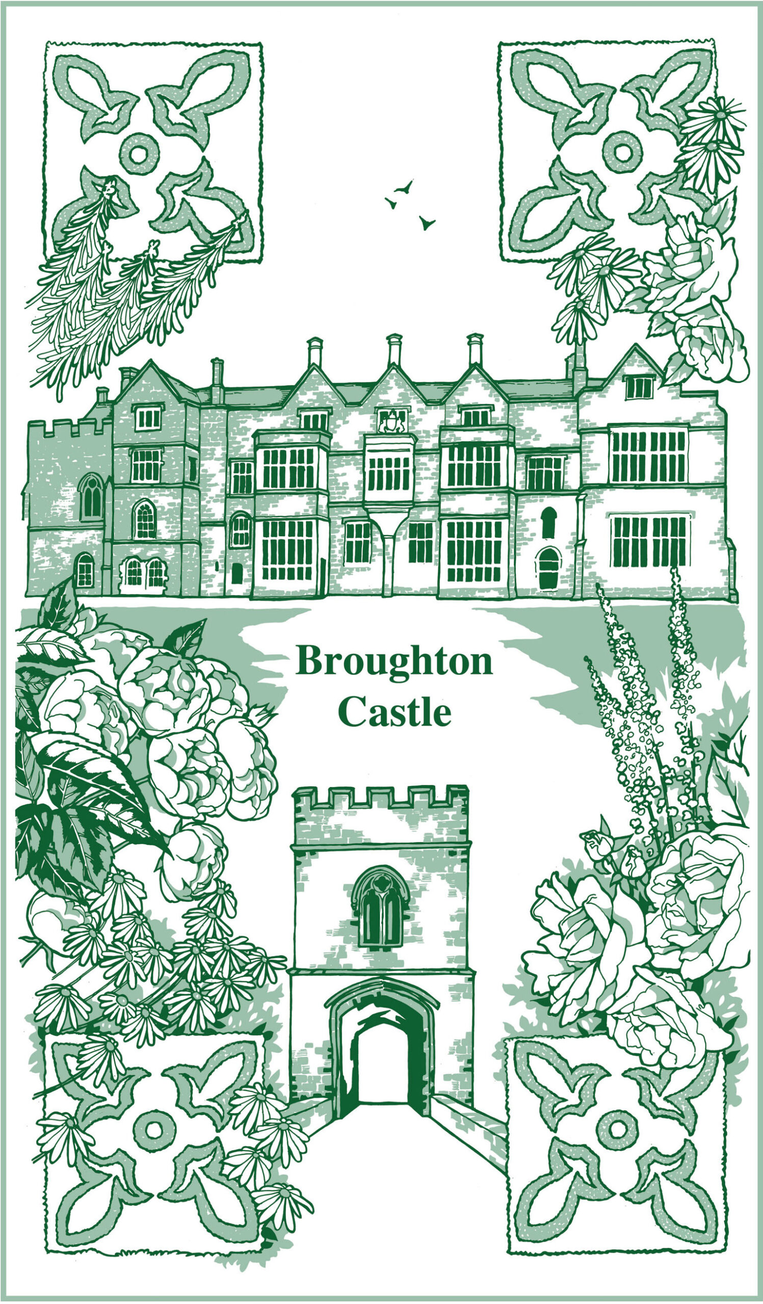 Designing Artwork for Broughton Castle - Stuart Morris -Textile Design ...
