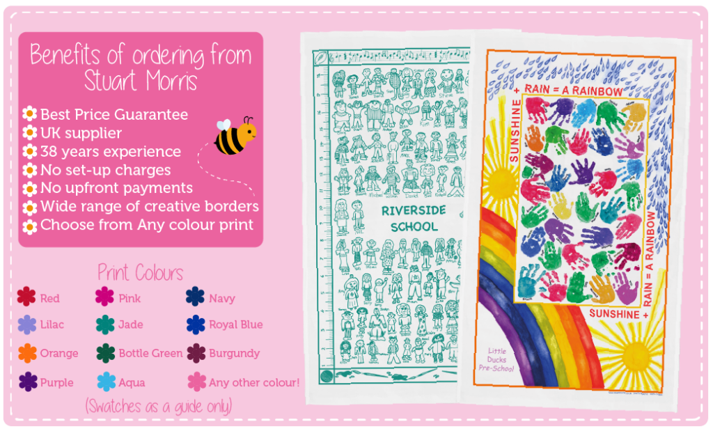 School Tea Towels - Best Price Guarantee from Stuart MorrisTextile ...