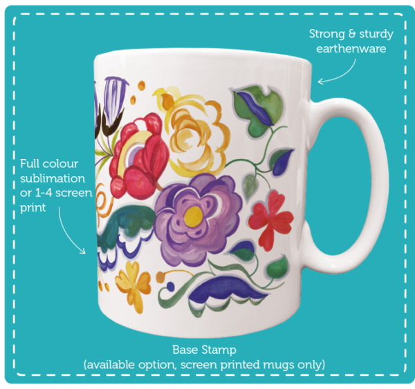 Mugs - Stuart Morris -Textile Design & Print UK